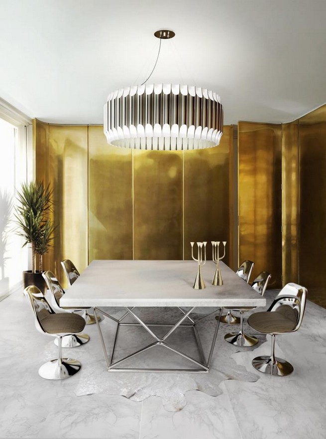 CONTEMPORARY CEILING LIGHTS FOR A DINING LIVING ROOM | Miami Design ...